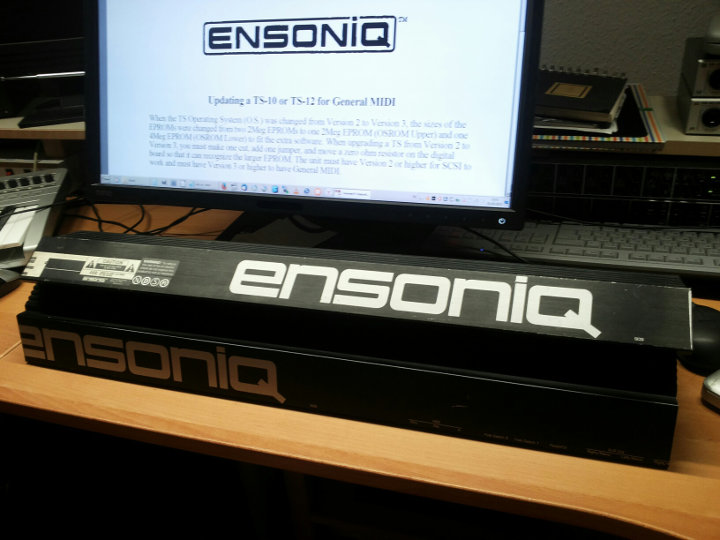 Ensoniq TS12 as a rack version / QuattroTS Project - Vintage Synth ...